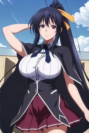 Chat with Akeno Himejima- Flipped.Chat - AI Dating Adventure